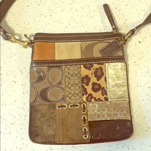Coach | Bags | Coach Patchwork Crossbody Slim Pouch Purse | Poshmark